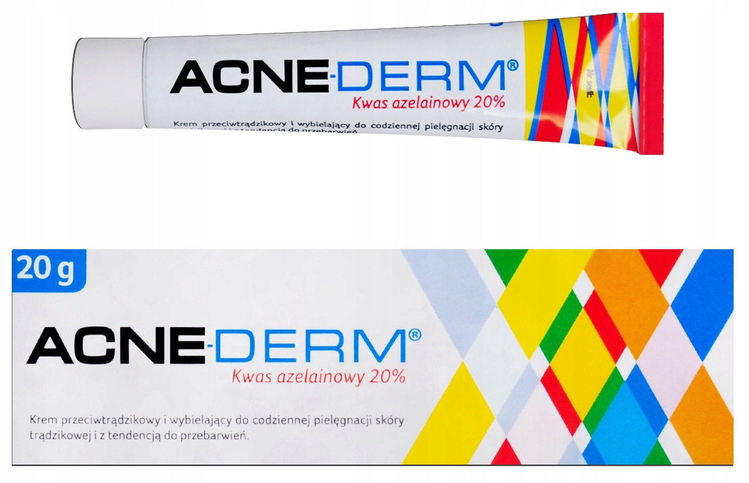 ACNE-DERM acnederm Kwas Azelainowy 20% TRĄDZIK 20g (0757290540081 ... ACNE-DERM acnederm Kwas Azelainowy 20% TRĄDZIK 20g (0757290540081 ...