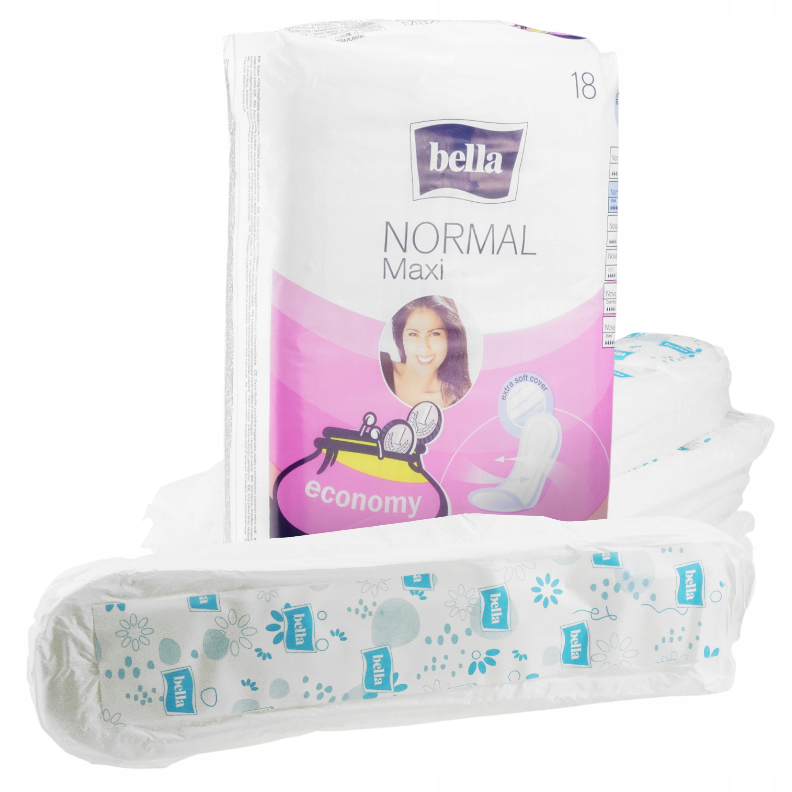 BELLA PODPASKI NORMAL MAXI MEGA ZESTAW BEZ SKRZYDEŁEK DŁUGIE SOFTI ...