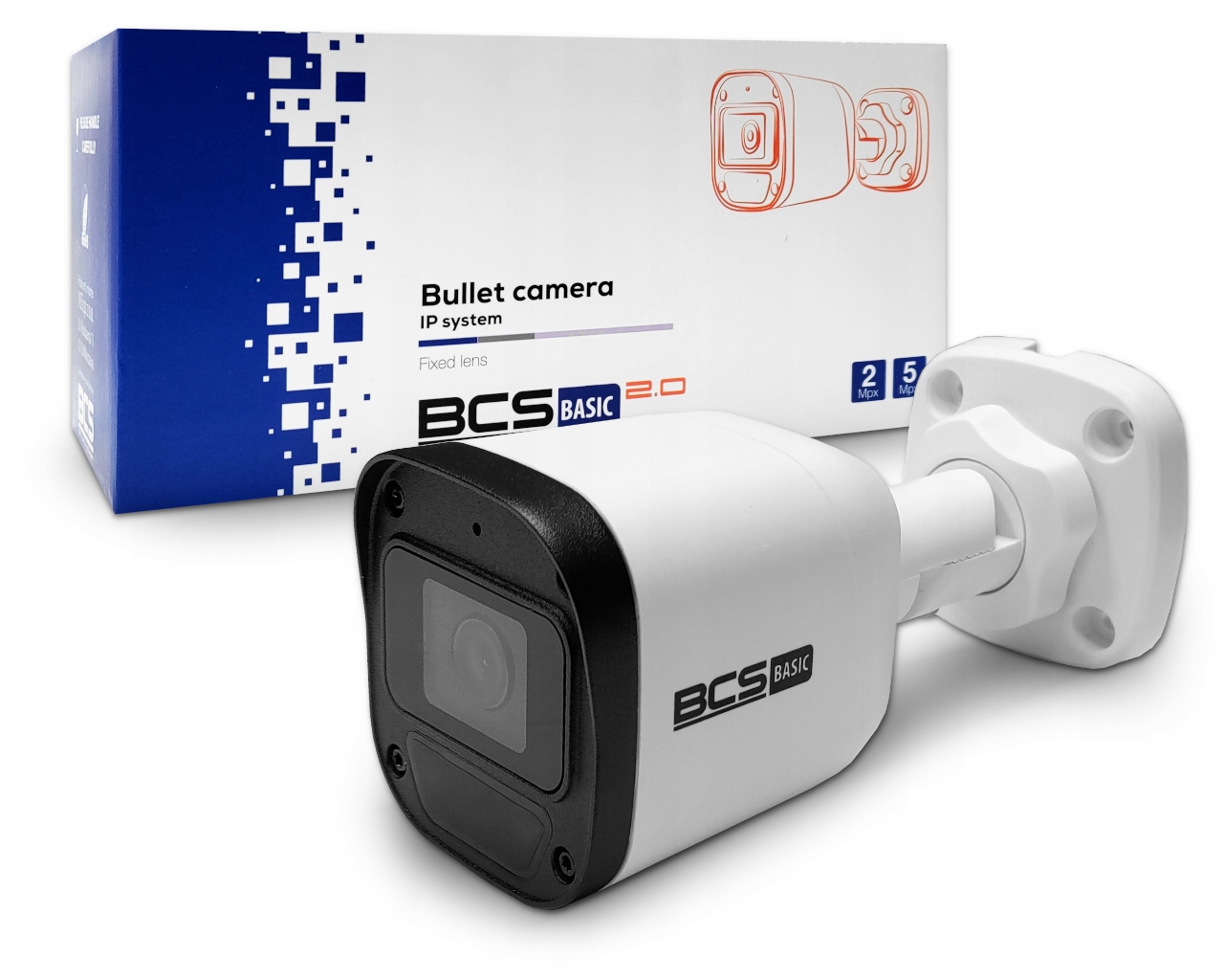 Kamera zewnętrzna tubowa IP FullHD BCS Basic - BCS-B-TIP15FR3(2.0) 5 Mpx - Sklep, Opinie, Cena w ...