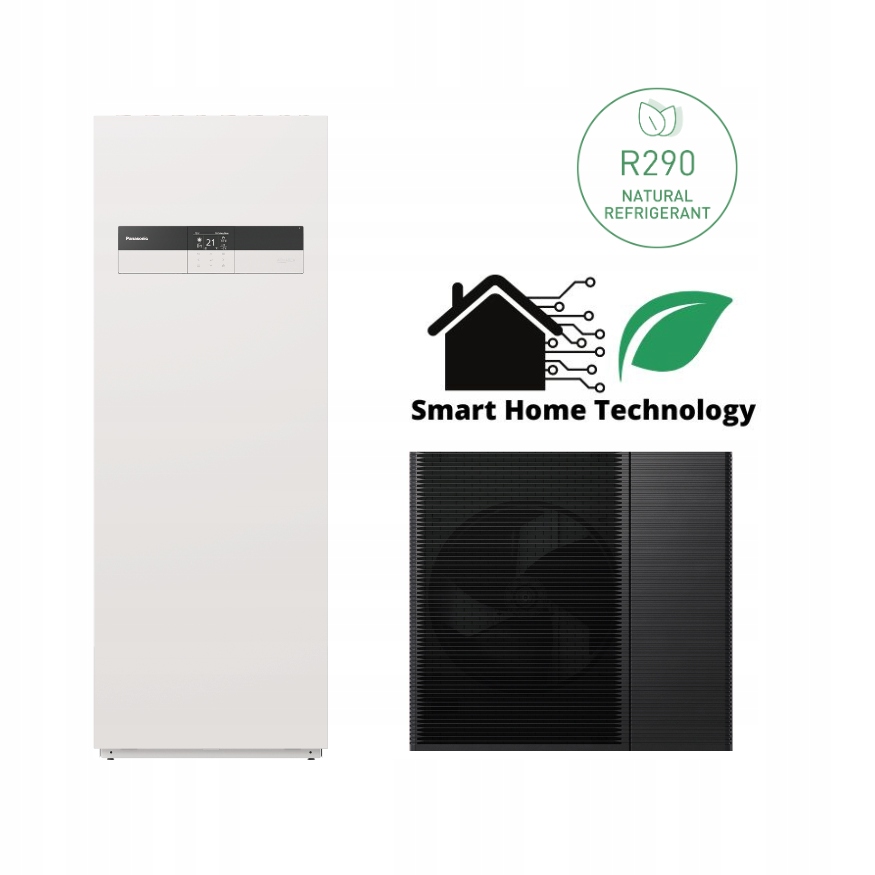 Pompa ciepła Panasonic KIT-ADC05LE5 5KW Hydrosplit Seria L R290 ALL IN ...