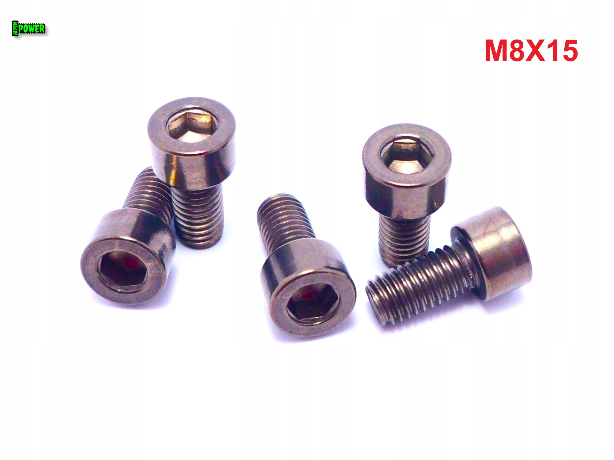 M8X15 ŚRUBA IMBUSOWA DIN 912 ISO 4762 TYTANOWA • Cena, Opinie - Allegro