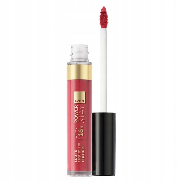 Avon Matowa szminka w płynie 16h Almost Red Power Stay (5059018551771 ...