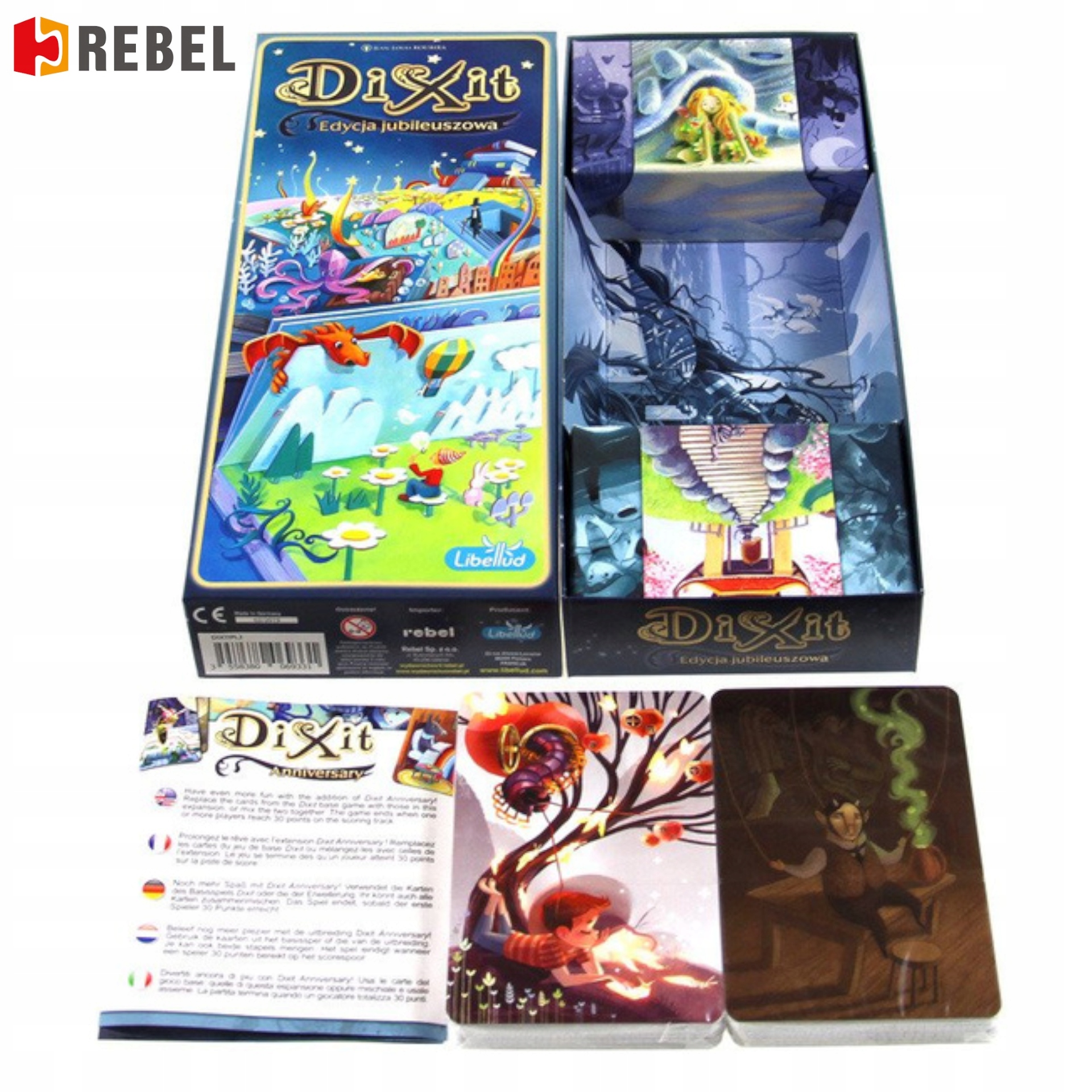 Gra planszowa REBEL Dixit 9 Edycja Jubileuszowa Rebel - Stan: Nowy 110.44PLN - Sklepy, Opinie ...
