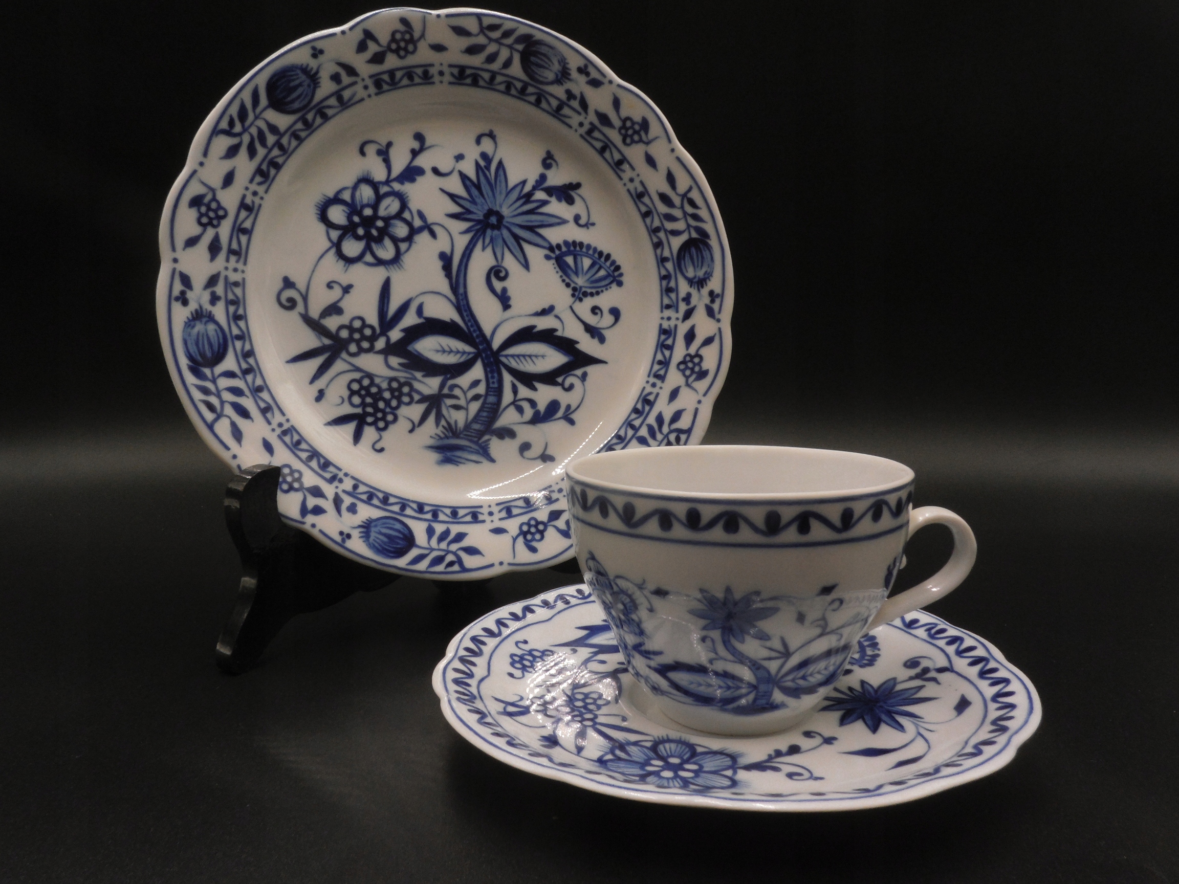 TRIO KAHLA ZWIEBELMUSTER ,WZÓR CEBULOWY • Cena, Opinie • Zestawy śniadaniowe 16942592570 • Allegro