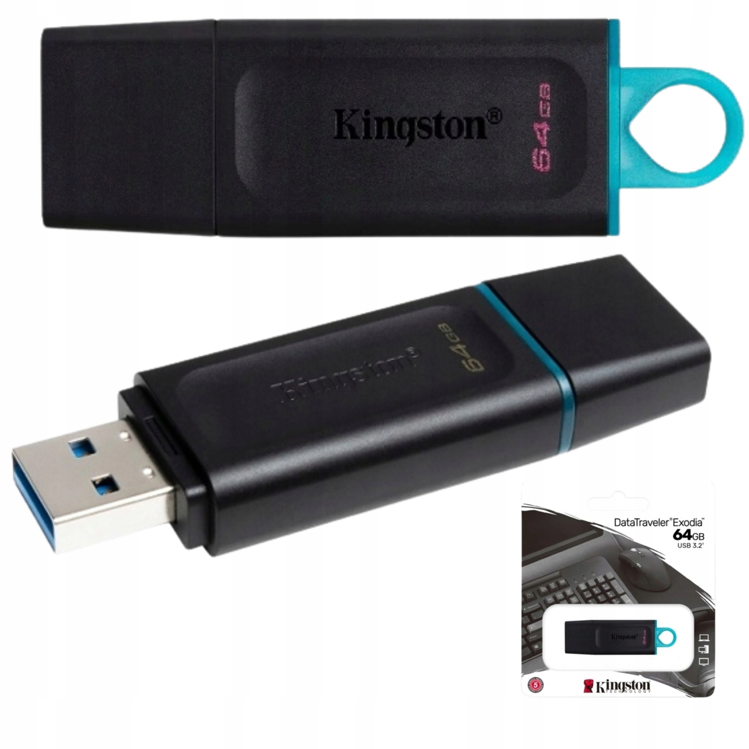Pendrive Kingston DataTraveler Exodia DTX 64 GB - Sklep, Opinie, Cena w Allegro.pl