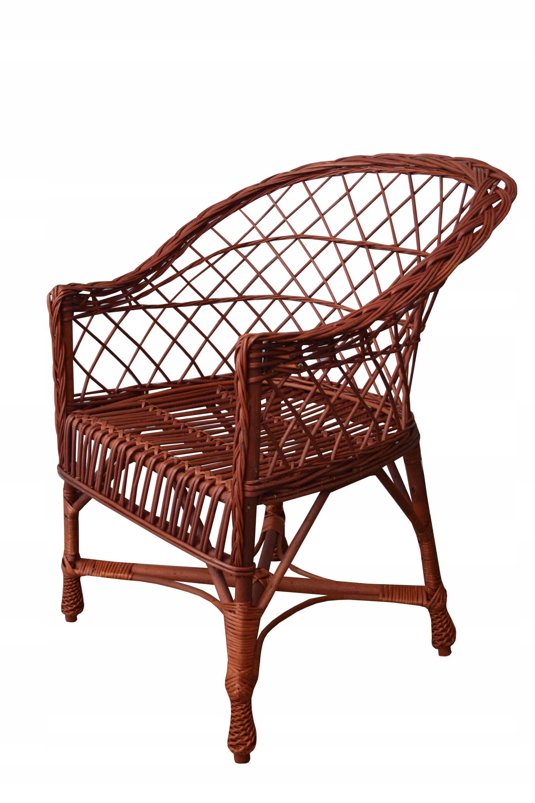 FOTEL WIKLINOWY WIŚNIA z wikliny (5904653932297) • Cena, Opinie ...