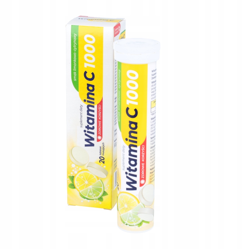 Suplement diety Efferta Witamina C 1000 20 tabletek musujących witamina ...