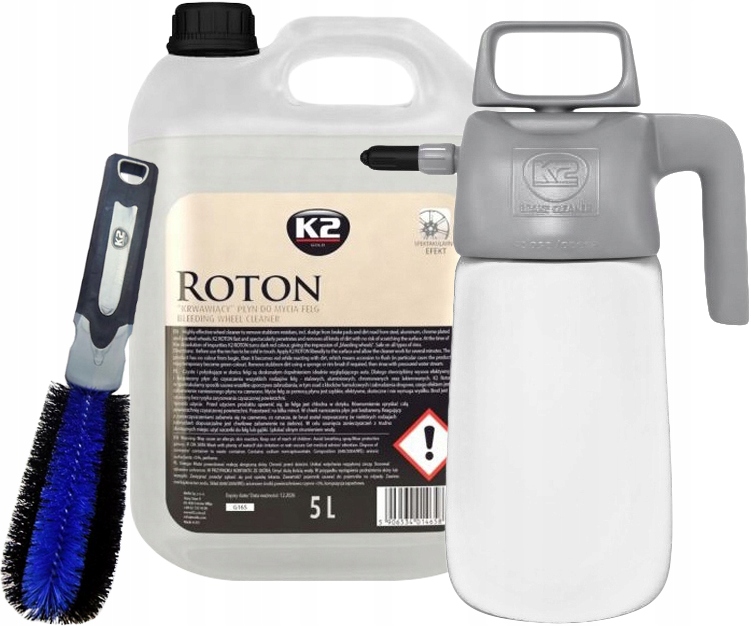 K2 Roton 5L, Обприскувач + щітка для обода купити на Avtoex з Польщі в ...