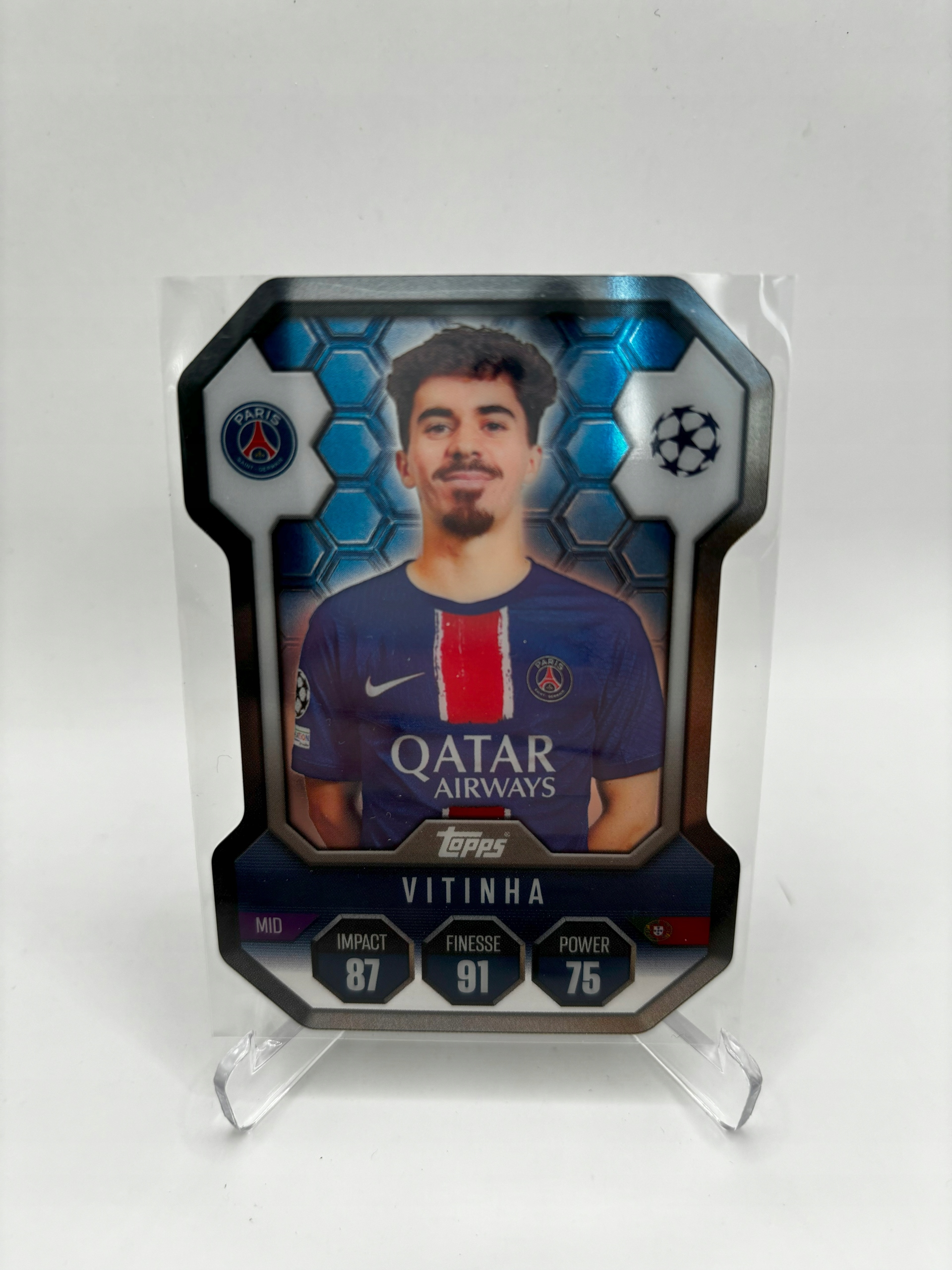 TOPPS MATCH ATTAX 2024-2025 CHROME PRO ELITE SHIELD VITINHA SH14 ...