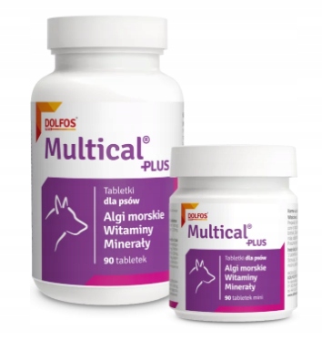 DOLFOS MULTICAL PLUS 90 tabletek mini (5902232644029) • Cena, Opinie • Suplementy dla psów i ...