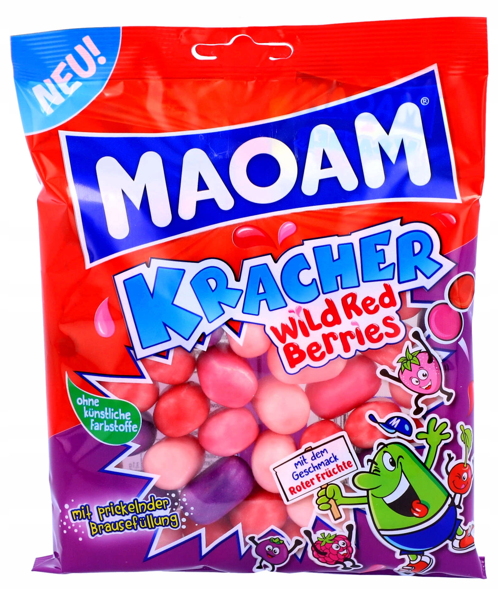 Gumy Owocowe HARIBO MaOaM Kracher Wild Red Berries 200g (4001686524336 ...