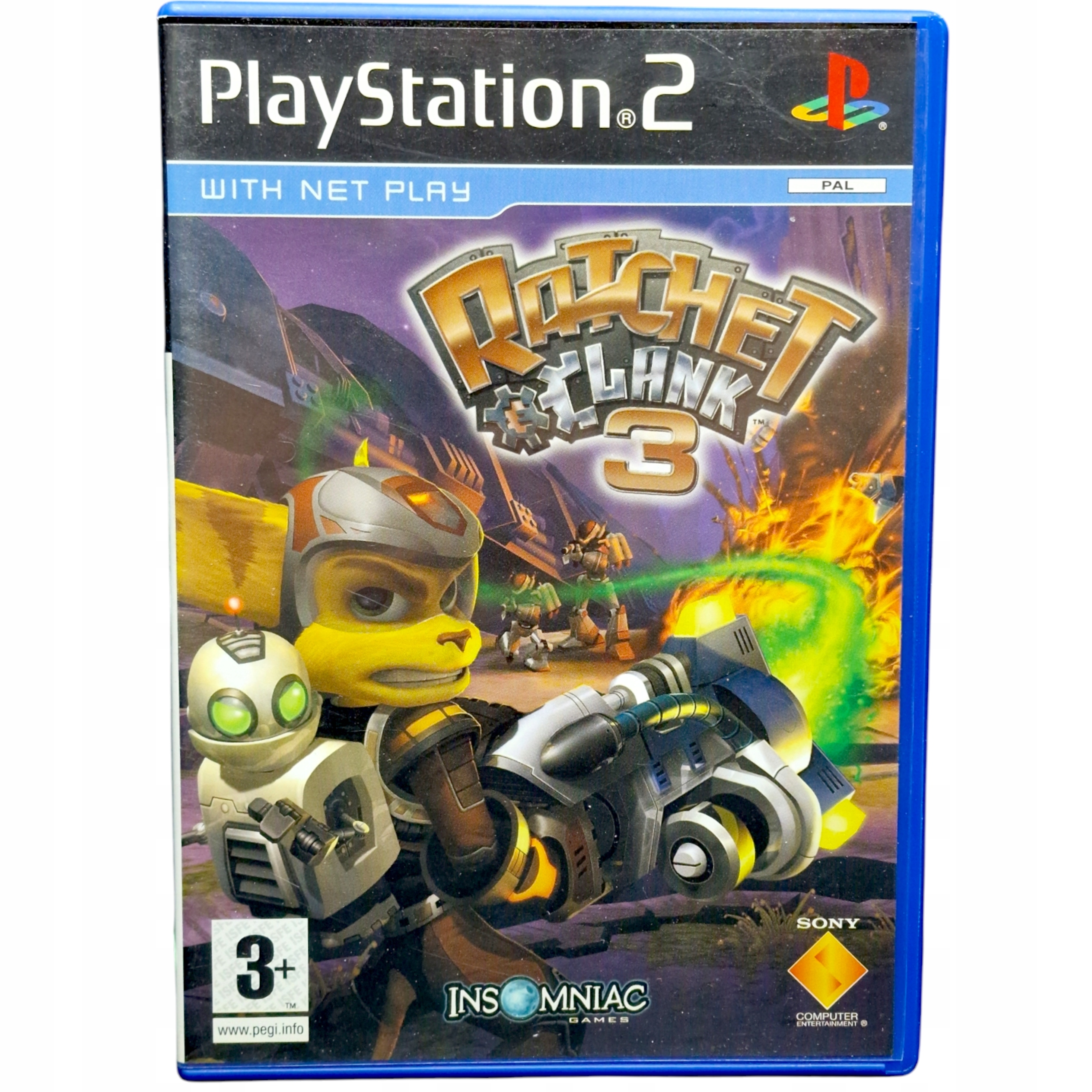 Ratchet & Clank 3 PS2 PlayStation 2 (PS2) pudełkowa - Stan: Używany 59 ...