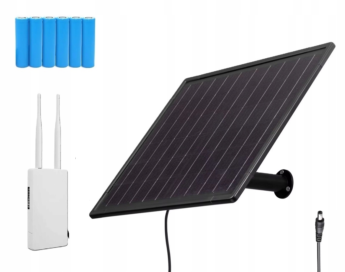 ROUTER SOLARNY MODEM WIFI NA KARTĘ SIM 4G LTE PANEL SŁONECZNY 25W ...