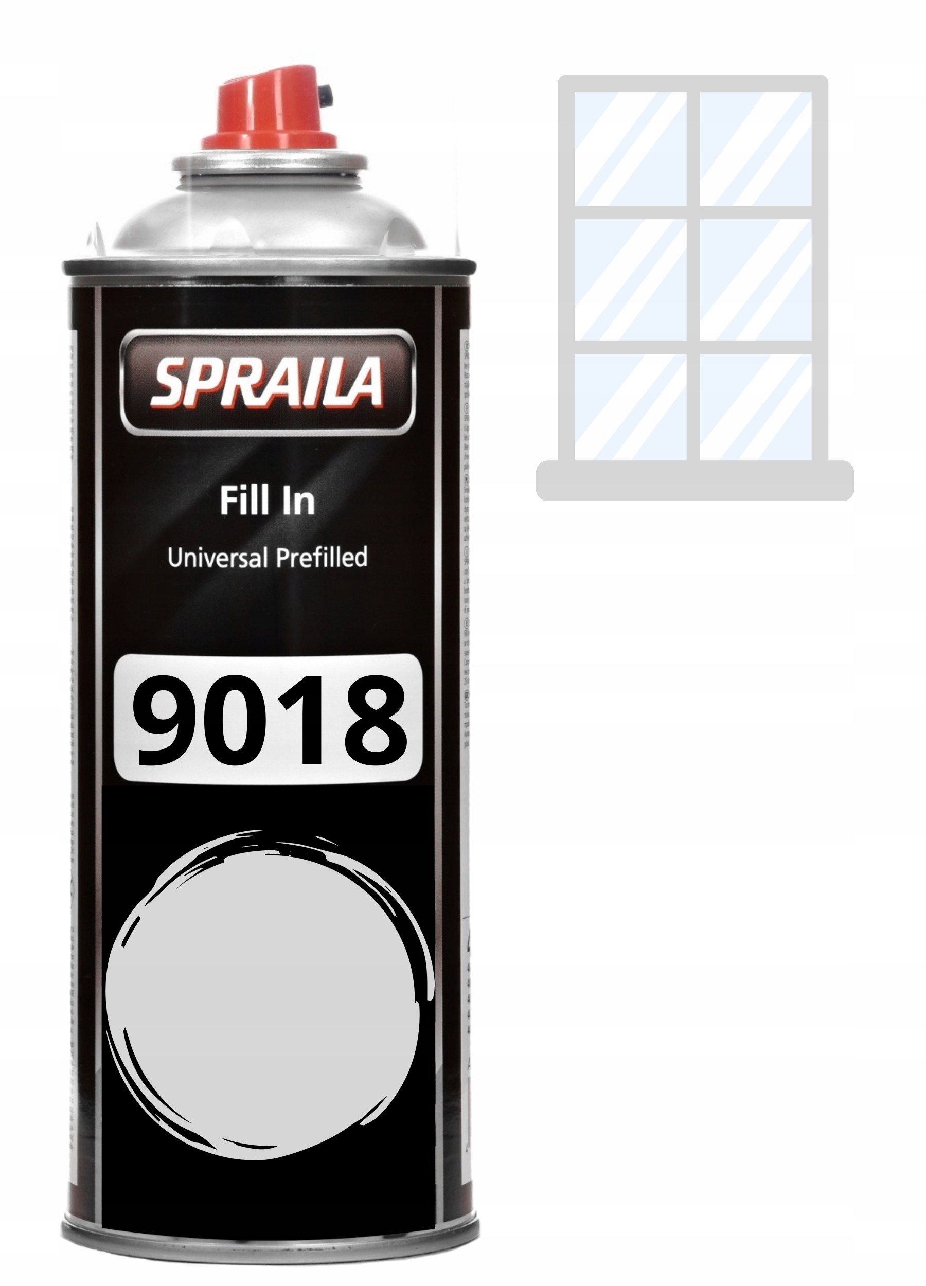 RAL 9018 POŁYSK OKNA DRZWI I PARAPETY PCV ABS FARBA LAKIER SPRAY 400ML ...