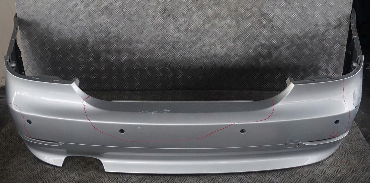 BMW E60 Zderzak tylny tył pdc titansilber za 100.00PLN z Cieszyn - Allegro - (8944084126)