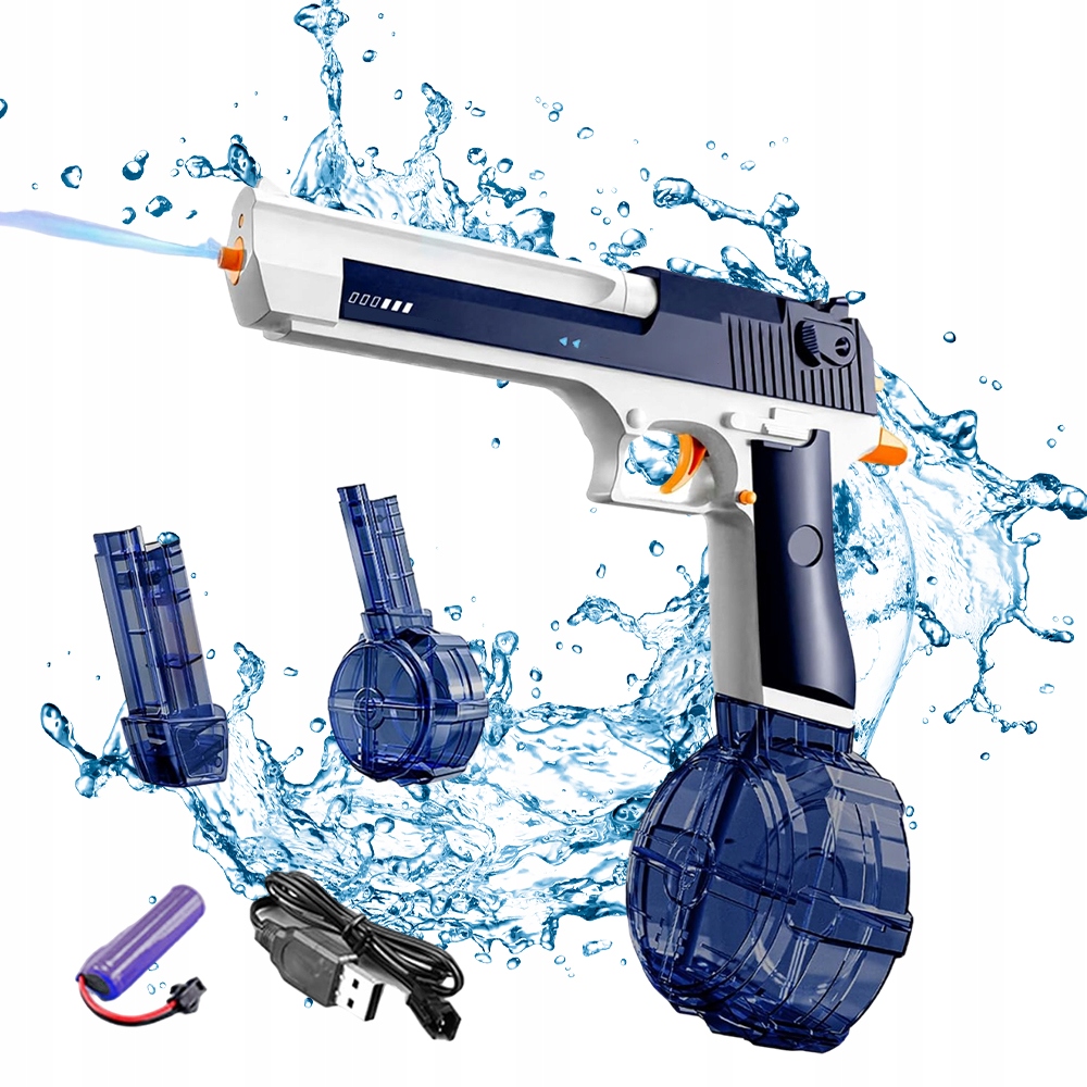 PISTOLET NA WODE ELEKTRYCZNY AUTOMATYCZNY WODNE PISTOLETY GLOCK MOCNY ...