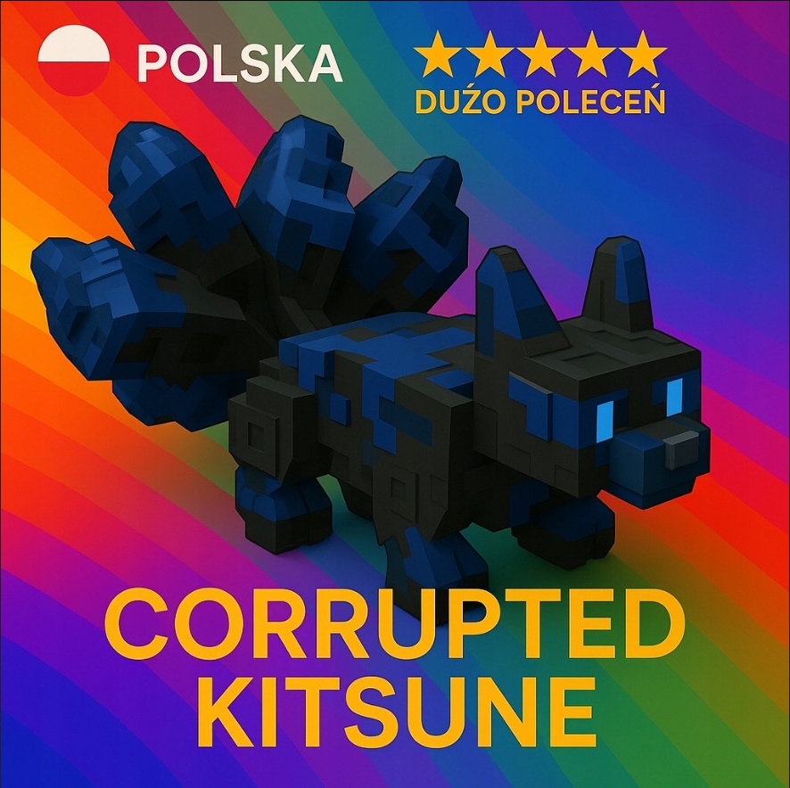 Corrupted Kitsune | Pet | Grow A Garden Roblox - Stan: Produkt cyfrowy ...