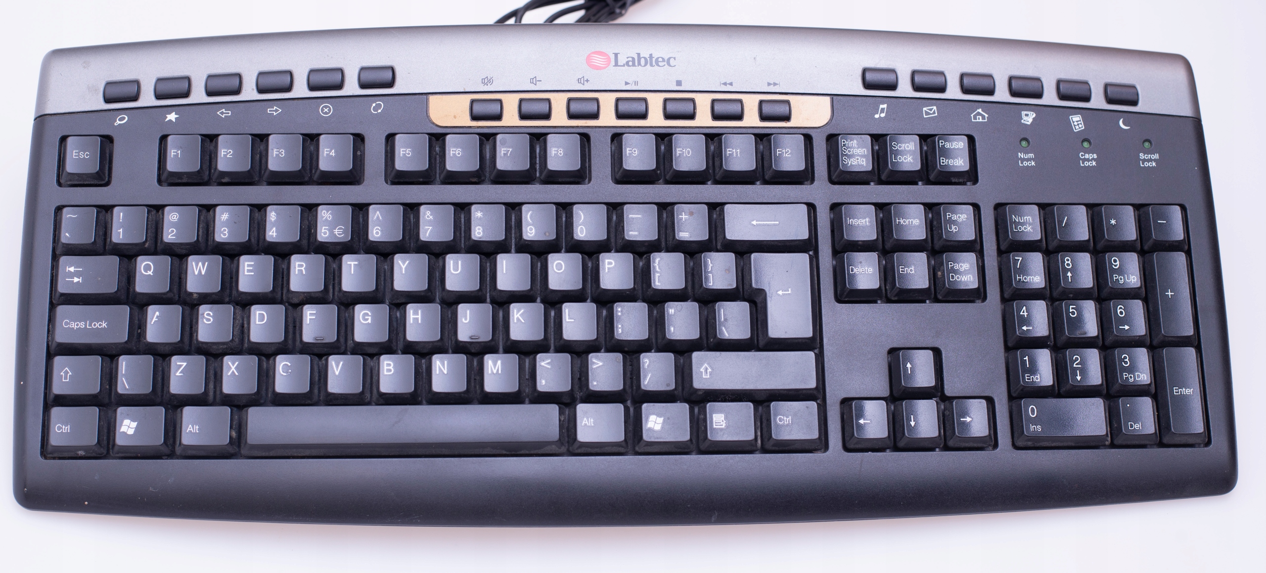 Klawiatura membranowa Labtec Media Keyboard Y-SAD65 QWERTY US - Sklep ...