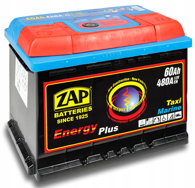 Akumulator 12V 60Ah 480A ZAP Energy Plus 95607 za 499.00PLN z Warszawa ...