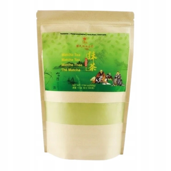 Matcha zielona herbata w proszku 500g Tian Hu Shan (6922163623886 ...