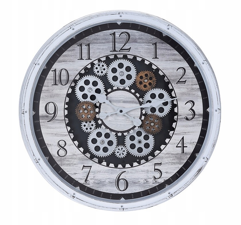 Zegar ścienny Home Styling Collection czarny 50cm - porównaj ceny - Allegro.pl