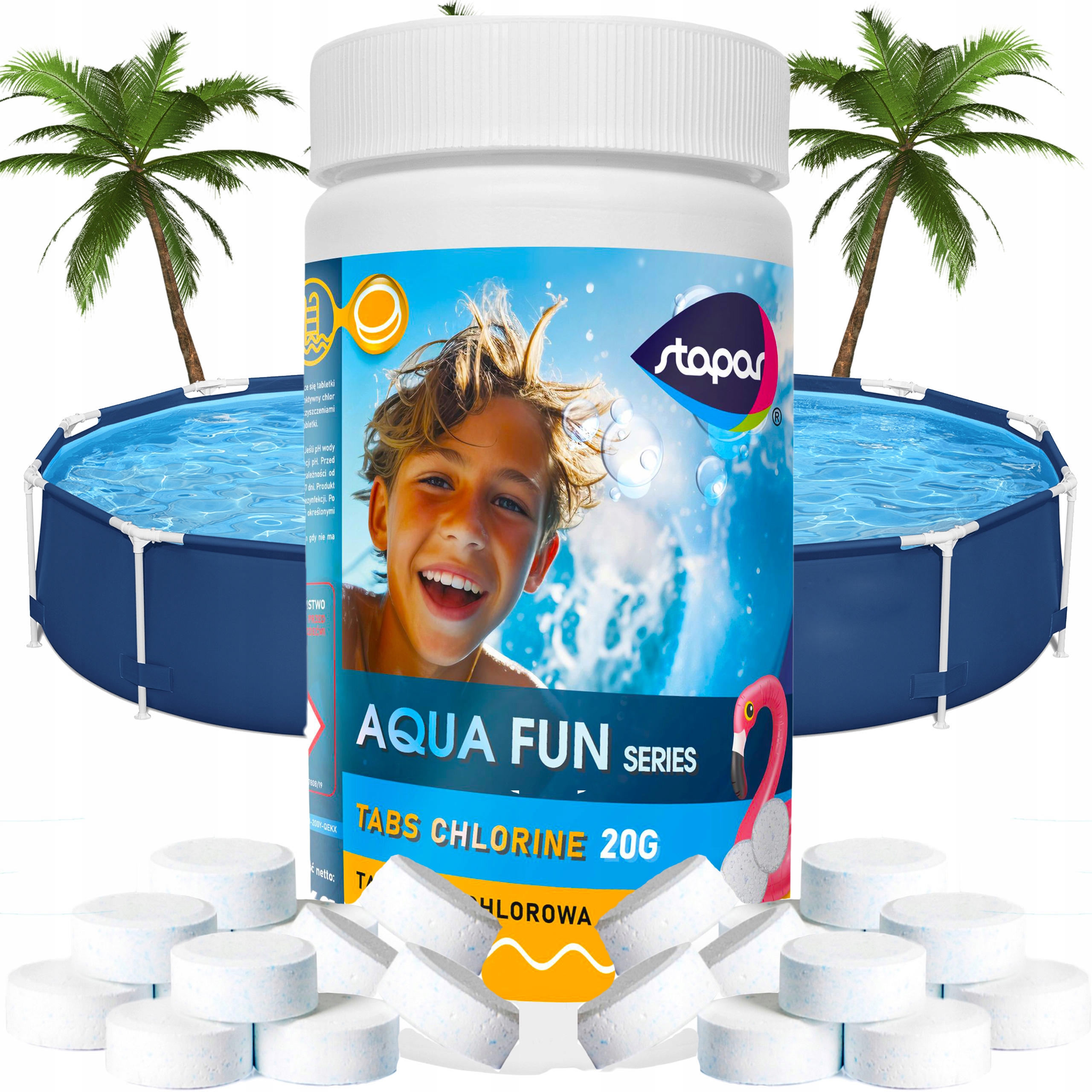 Chlór Tablety Multifunkčné Bazén STAPAR 20g 1kg, (0714084837444) • Ceny ...