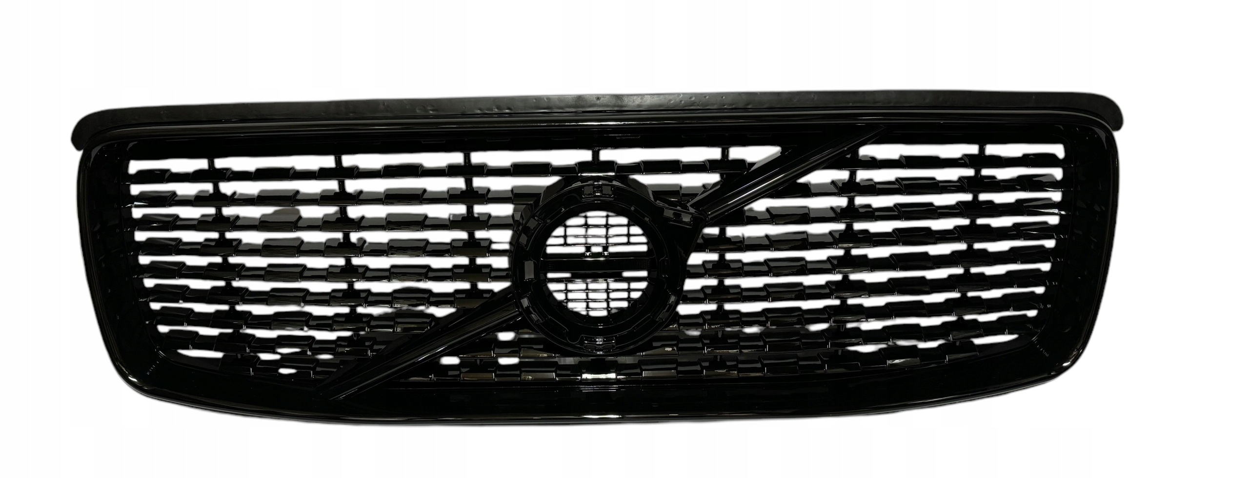 VOLVO XC90 15-19 R-DESIGN BLACK PIANO NOWA GRILL ATRAPA CHŁODNICY ...