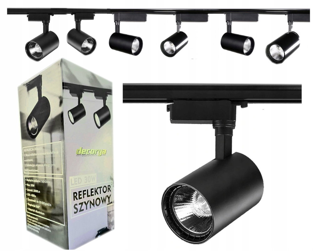 OŚWIETLENIE LED SZYNA DO SALONU FRYZJERSKIEGO X6 (5904194680046) • Cena ...