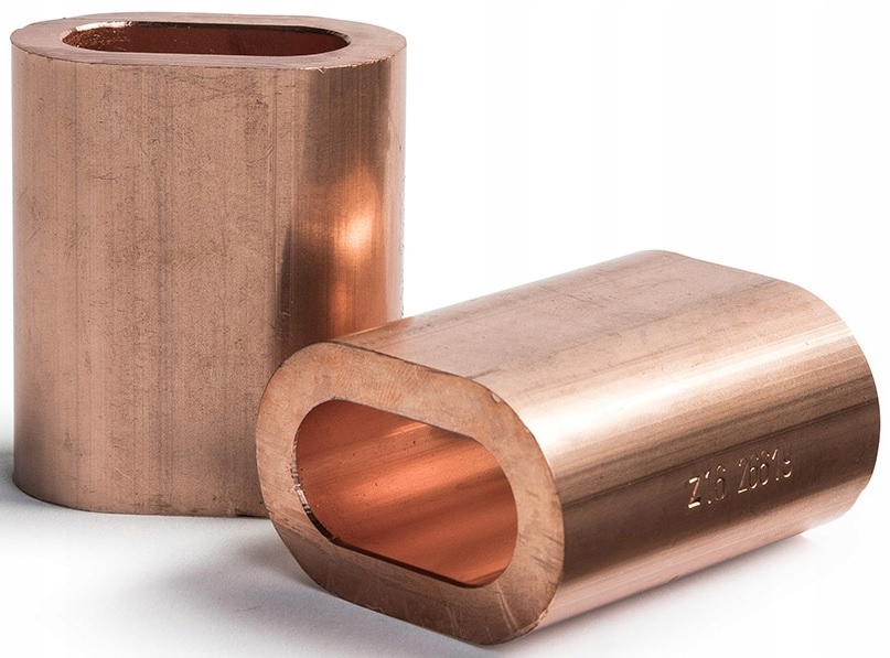 Tuleja Tulejka Miedziana Zacisk Do Lin Linowy 3mm • Cena, Opinie - Allegro