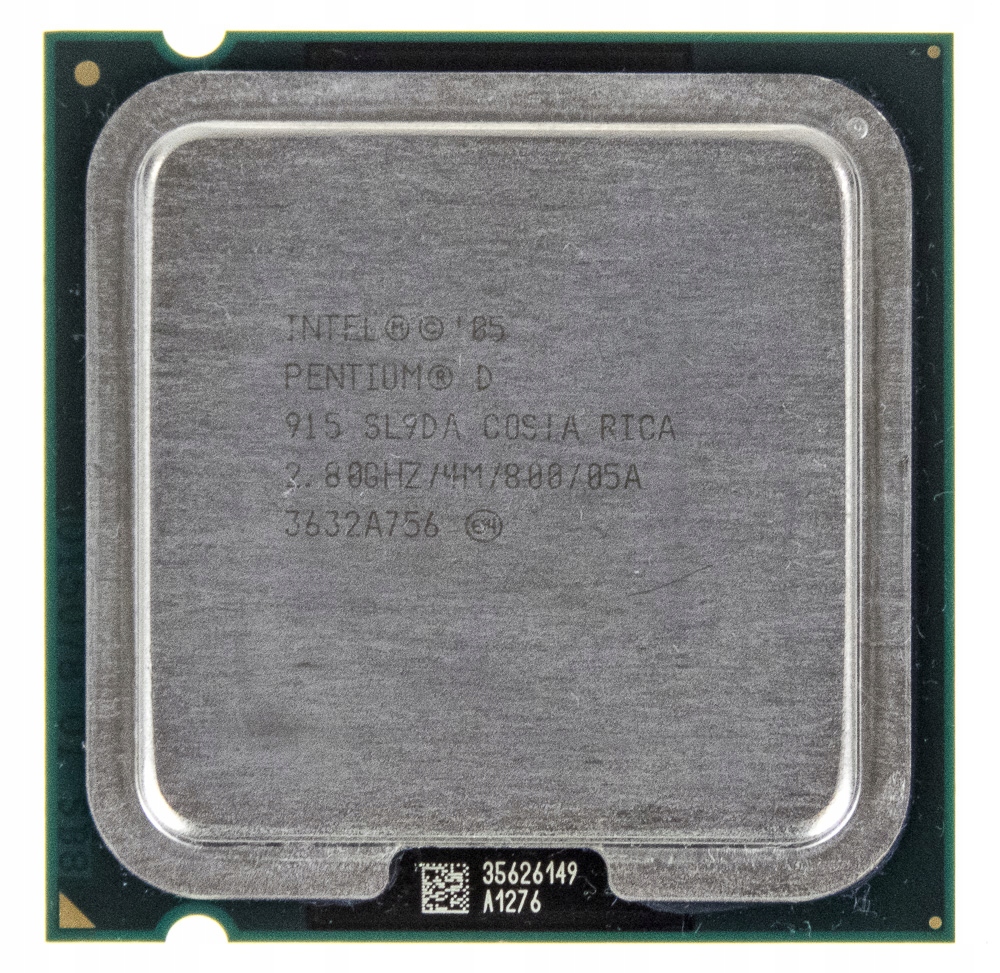 INTEL PENTIUM D 915 SOCKET 775 2.8GHZ SL9DA • Cena, Opinie - Allegro