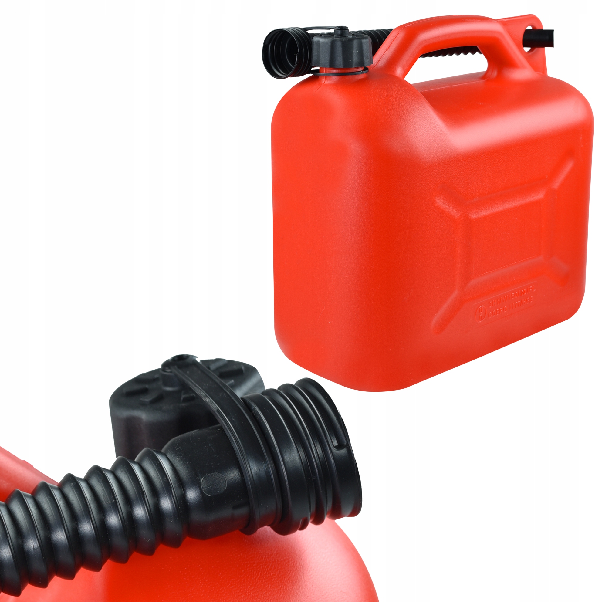 KANISTER 5l KARNISTER Z LEJKIEM NA PALIWO BENZYNĘ 5901180827843 za 20 ...