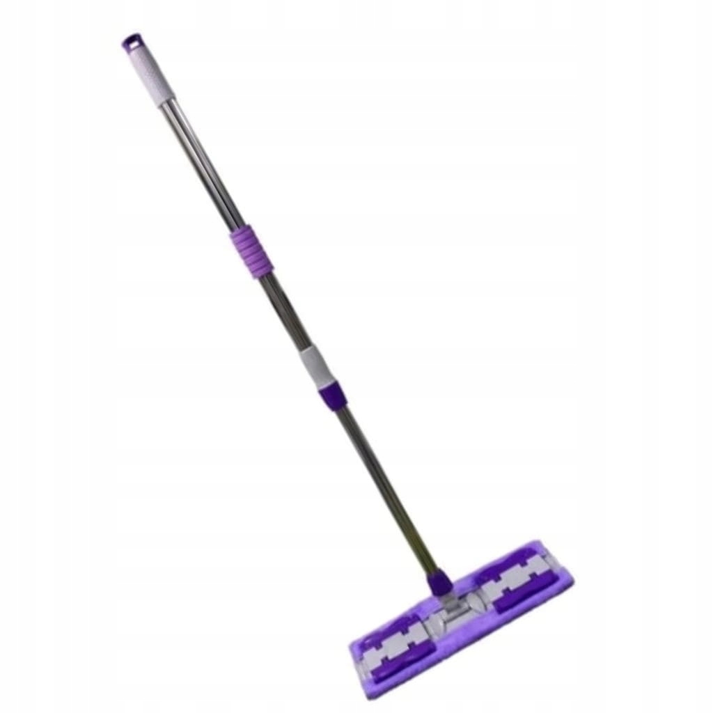 Sleepy Mop płaski ze ścierką i kijem teleskopowym obrotowy ...