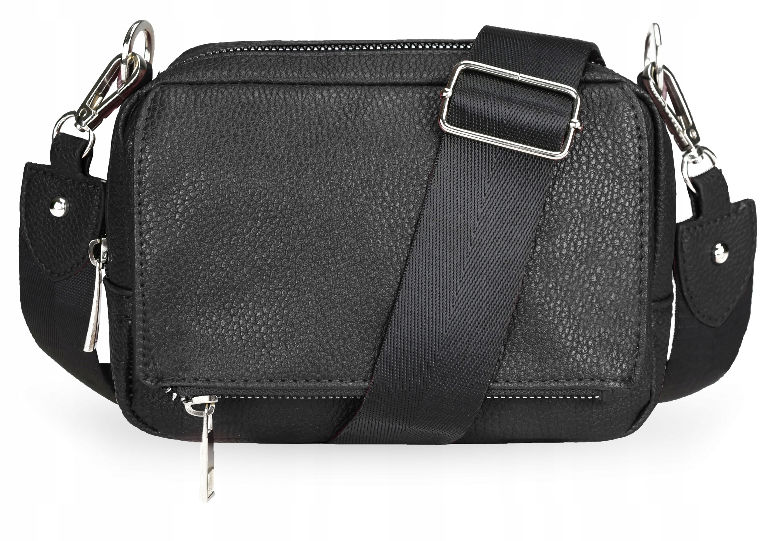 Torebka Damska UROCZA MAŁA LISTONOSZKA NA RAMIĘ CZARNA TOREBKI DAMSKIE ...