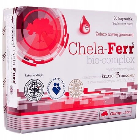 OLIMP CHELA-FERR BIO-COMPLEX 30 kapsułek (5901330009525) • Cena, Opinie ...