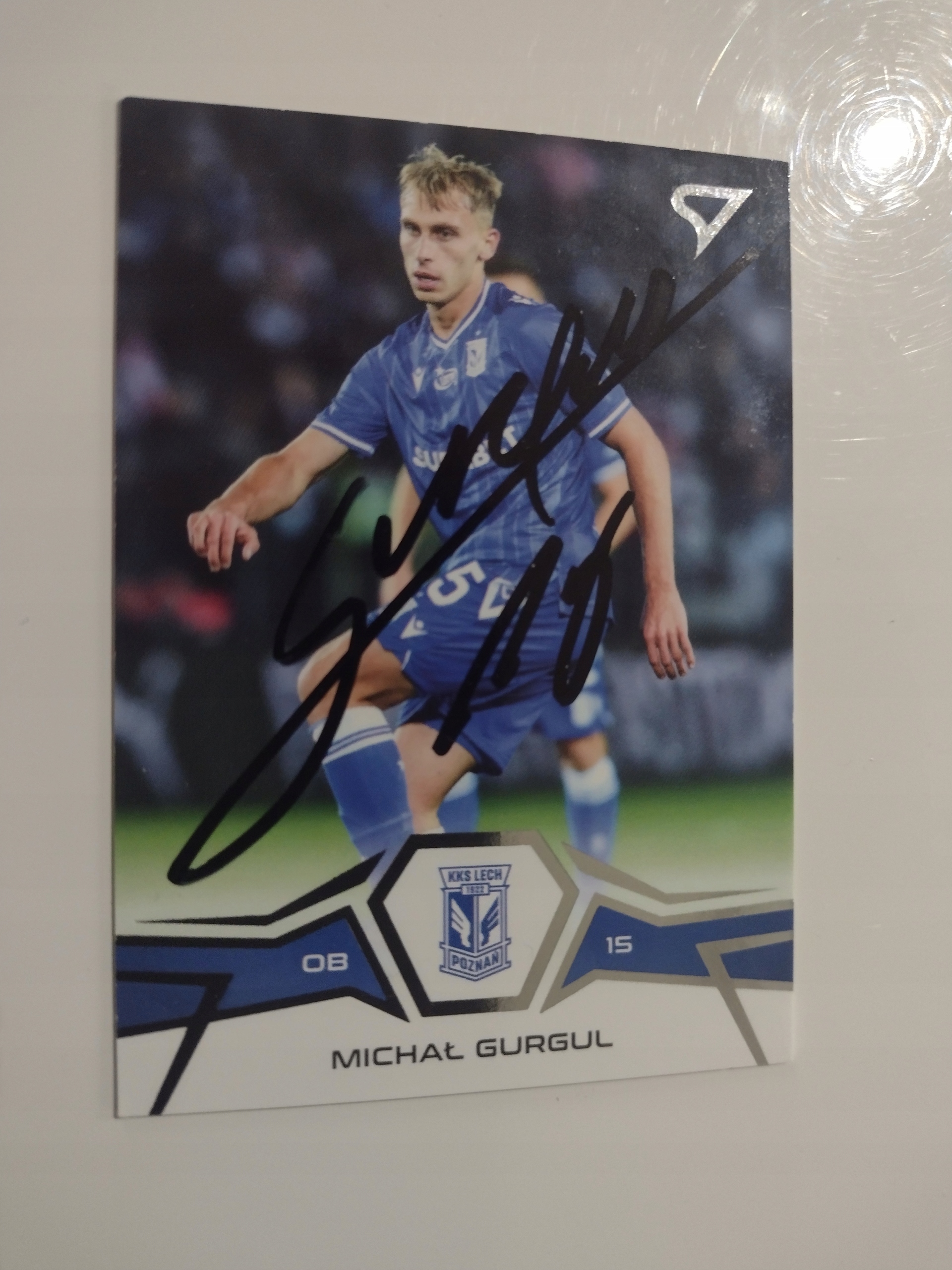 Karta SportZoo autograf Lech Poznań sezon 2024/25 Michał Gurgul OB 15 ...