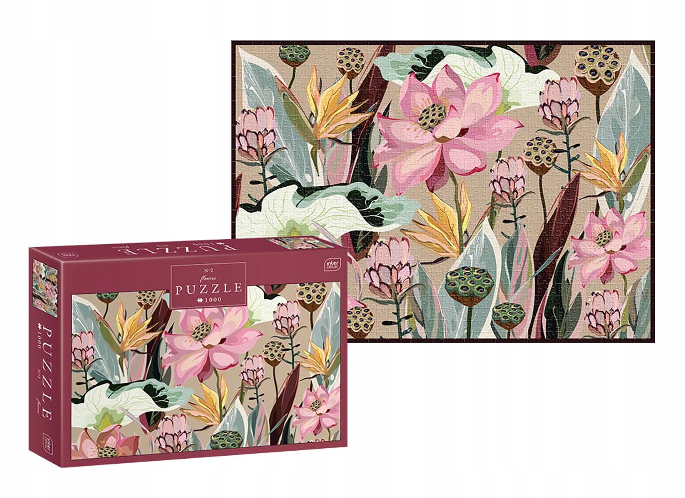 Interdruk Puzzle 1000 Flowers 2 (5902277326195) • Cena, Opinie ...