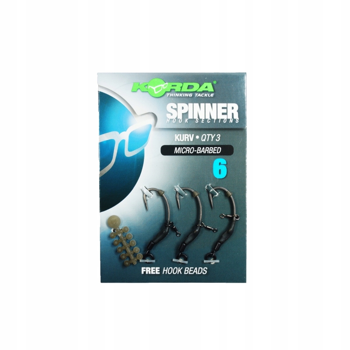 Korda Haczyki Spinner Hook Sections Kurv Nr6 - porównaj ceny - Allegro.pl