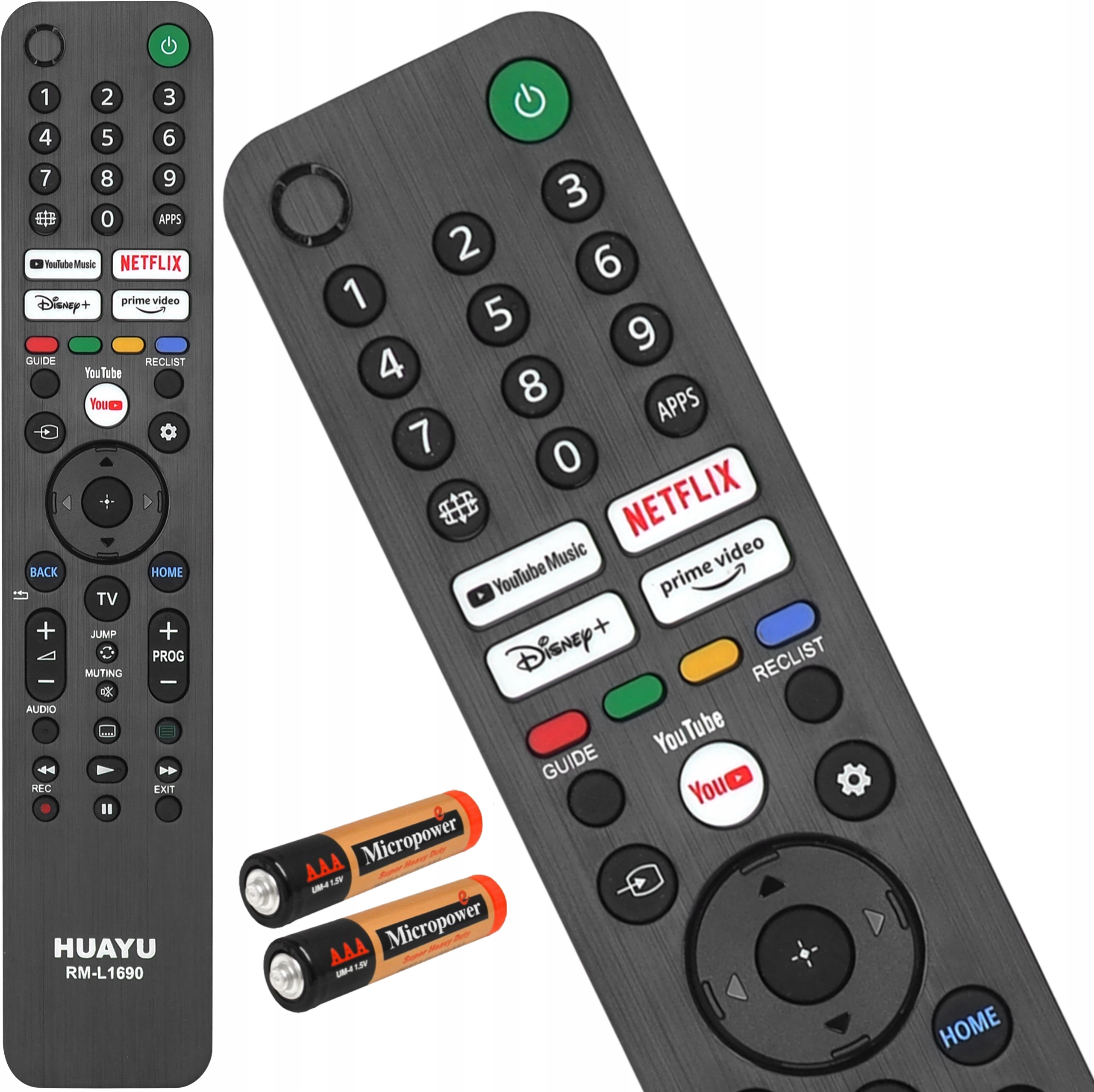 Pilot uniwersalny Huayu RM-L1690 RMF-TX500 czarny DO TV SONY - Sklep, Opinie, Cena w Allegro