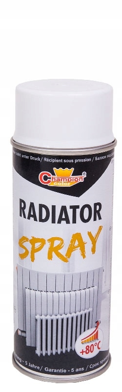 FARBA DO KALORYFERÓW SPRAY 400ml BIAŁA RADIATOR (3701577766555) • Cena ...