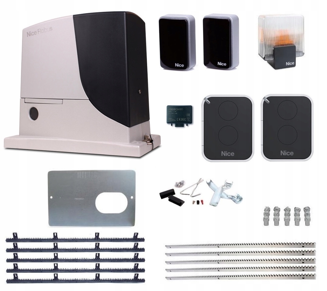 NICE ROBUS 600 ORYGINALNY ZESTAW DO BRAM PRZESUWNYCH PILOT EPMB ELDC ...