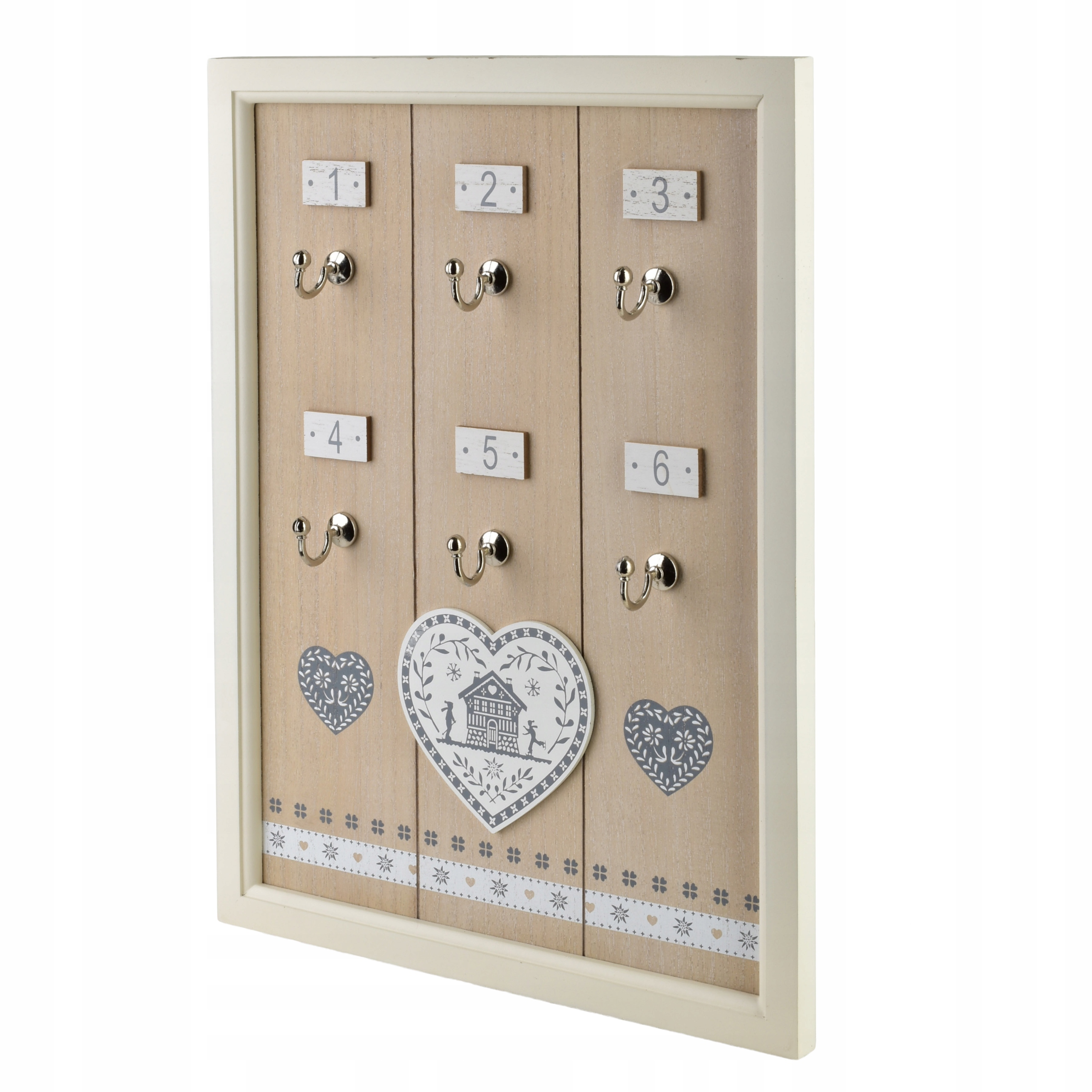 Fa kulcsszekrény doboz fa keret 40x30x1,5 HTYK0243, (5905771450243 ...