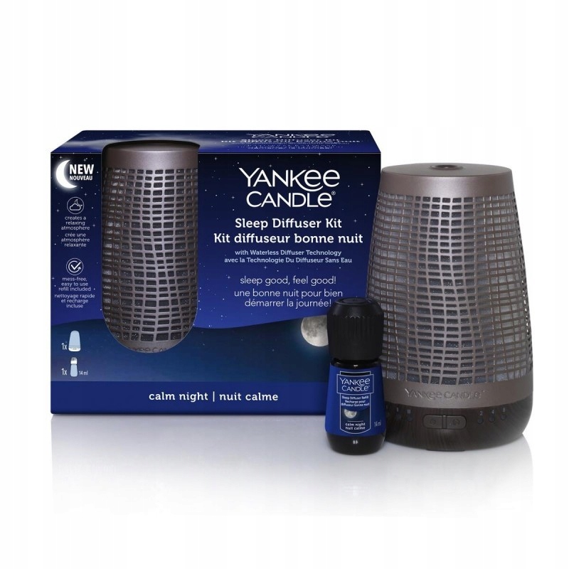 Yankee Candle Dyfuzor Elektryczny Sleep Diffuser z Olejkiem Calm Night (5038581105871) • Cena ...