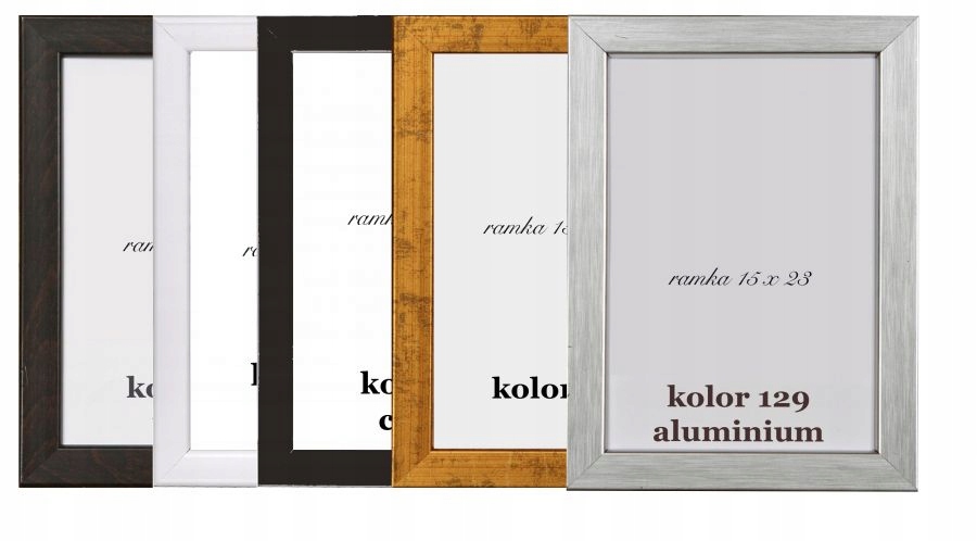 KLASYCZNA RAMKA NA ZDJĘCIA DO POWIESZENIA I POSTAWIENIA 15X23 15 DREWNO ...