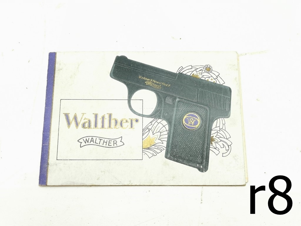 Walther Model 9 instrukcja oryginał • Cena, Opinie • Części broni ...