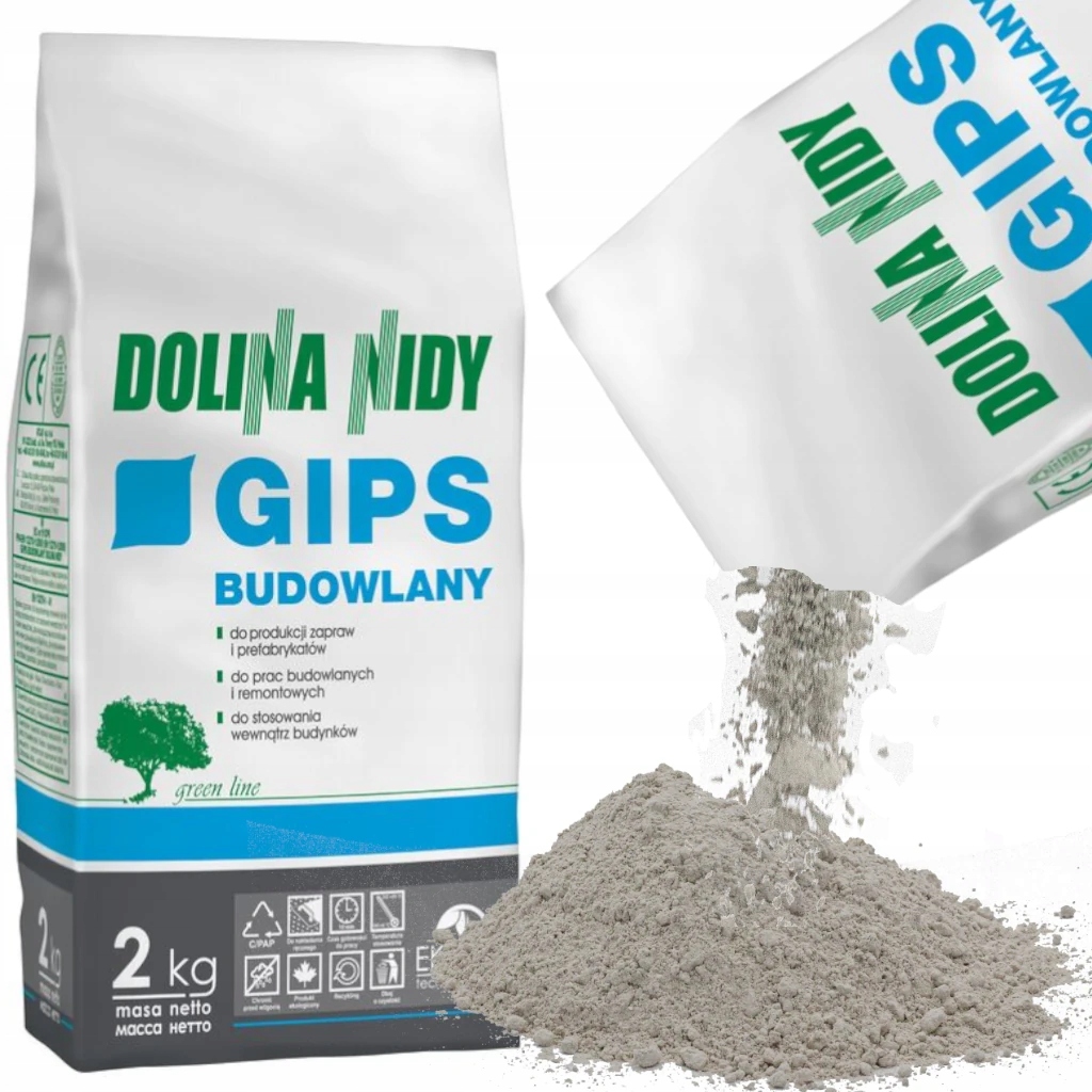Gips budowlany 2kg Dolina Nidy (02DNGB002EX-009-2) • Cena, Opinie ...