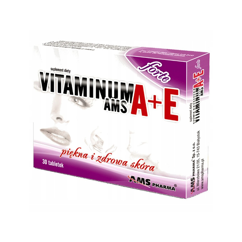 Vitaminum A+E forte AMS Pharma 30 db tabletta za 475.00HUF-ért - Allegro