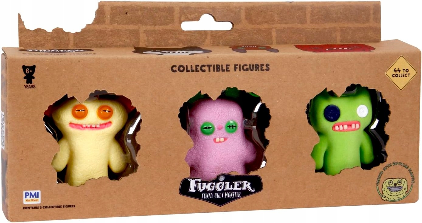 FUGGLER Monster Seria 1 Zestaw 3 Figurek • Cena, Opinie - Allegro