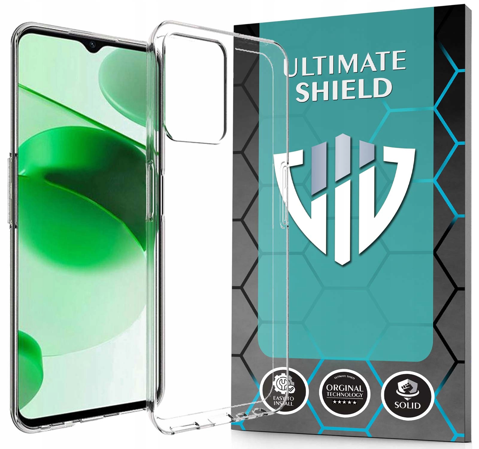 ETUI DO REALME C30 OBUDOWA CLEAR CASE SLIM PRZEZROCZYSTE WZMACNIANE ...