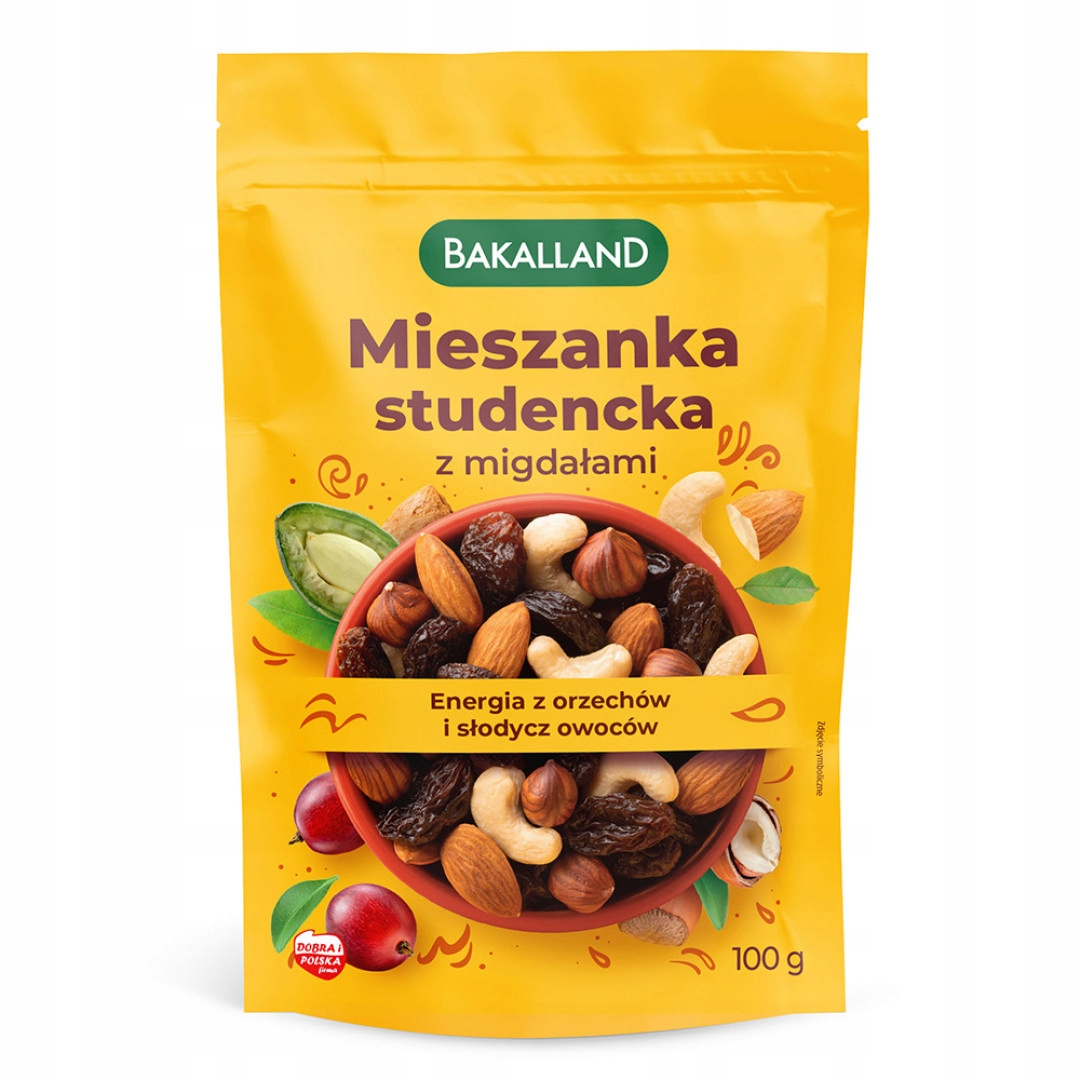 Mieszanka studencka Bakalland 100 g • Cena, Opinie - Allegro