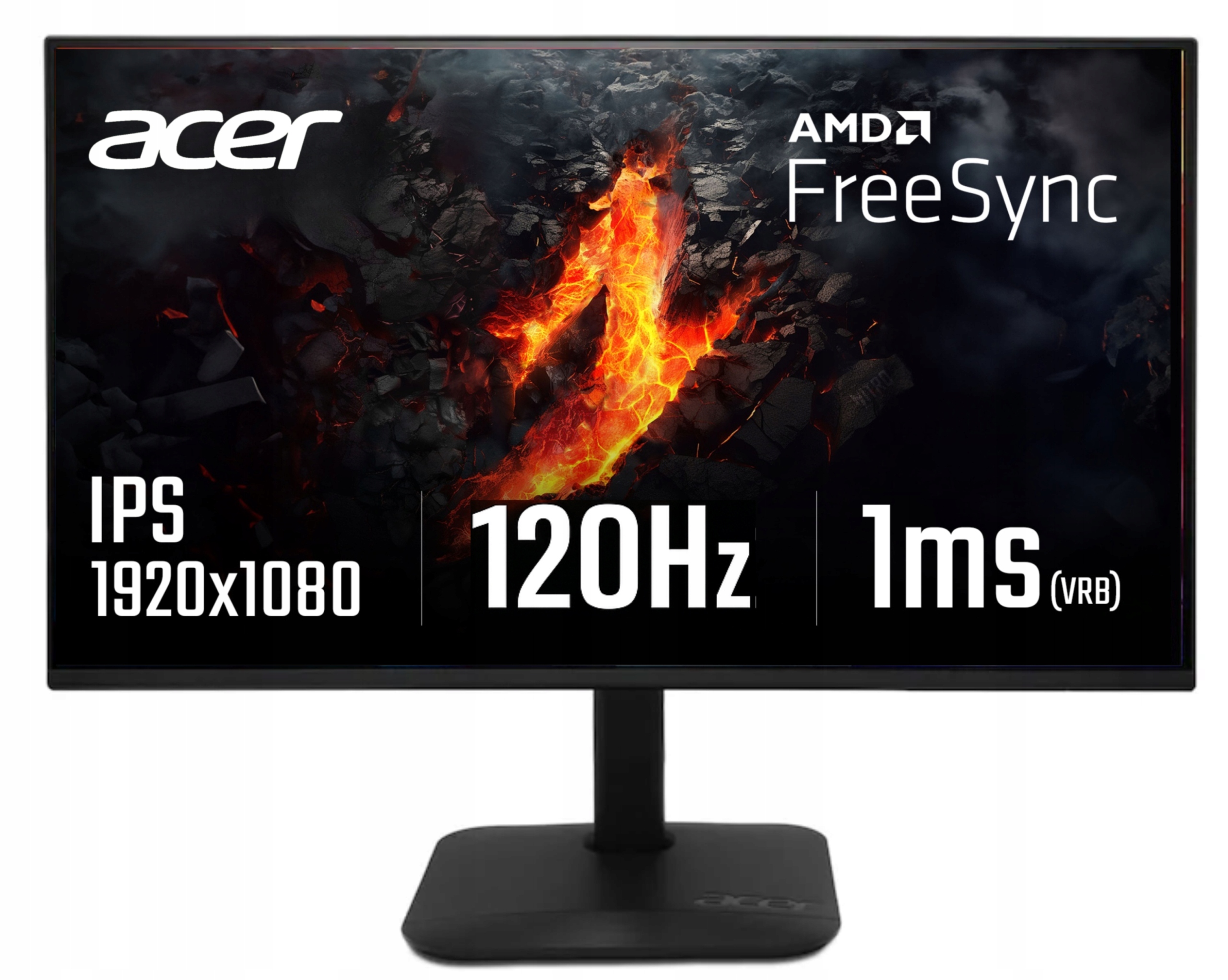 MONITOR Acer 23,8" KA242 120hZ IPS 1ms 1920X1080 FREESYNC HDMI/DP ...
